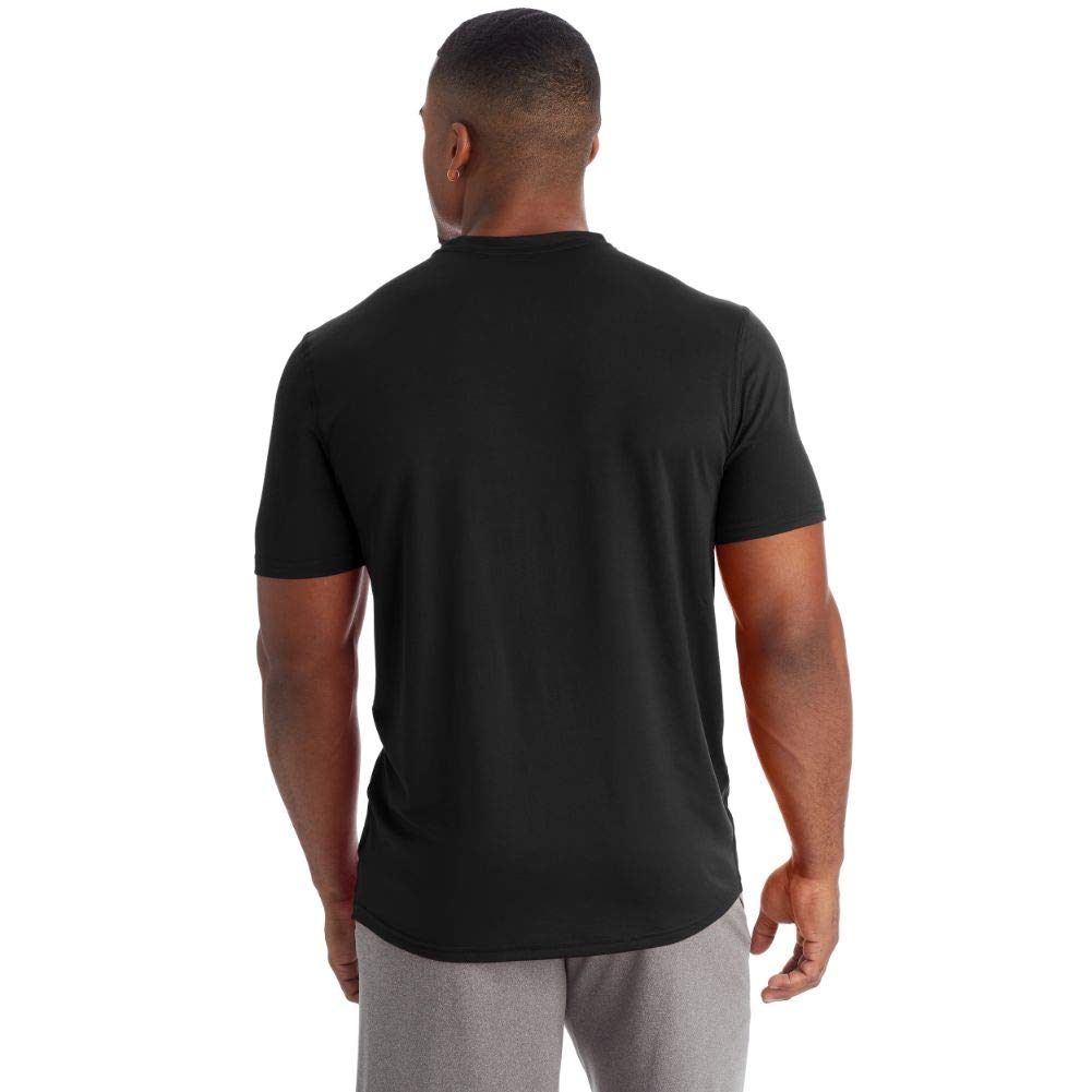 C9 Champion Men's Short Sleeve Tech Tee, Ebony, L