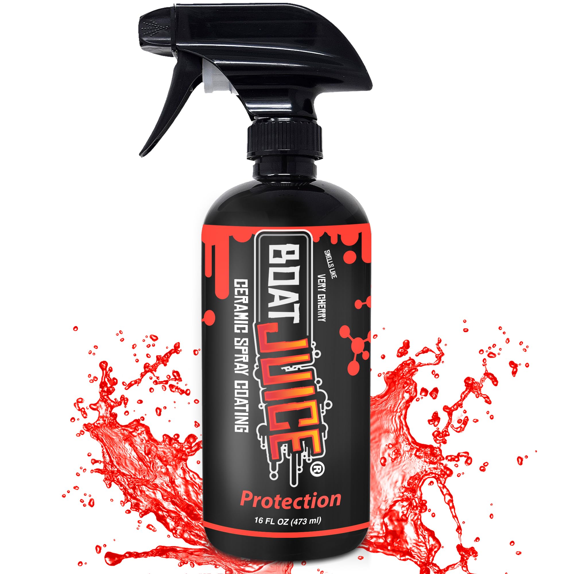 Boat Juice Protection - SiO2 Ceramic Spray Coating - Extreme Gloss + Slickness - Protect Your Boat from Water Spots