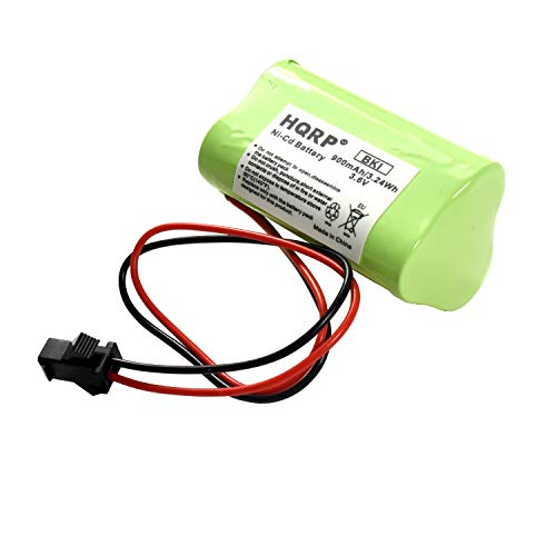 HQRP 5-Pack Emergency Exit Light Battery Compatible with Lithonia ELB-B001 EU2 LED Interstate ANIC1566 Unitech 0253799 Lowes 253799, Unitech 6200RP, LEDR-1, OSA230 Replacement