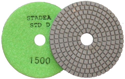 STADEA 4" Diamond Wet Polishing Pads for Wet Polisher Concrete Stone Polishing: Grit 30 grinding wheel