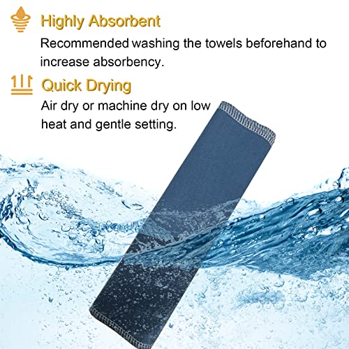 NGORAY Reusable Paper Towels Swedish Dish Washable - 25 Pack Cotton Pulp Reusable Napkins Alternative Eco Friendly Thick and Strong Cloth Paper Towels Roll for Kitchen Paperless Dishcloths Replacement