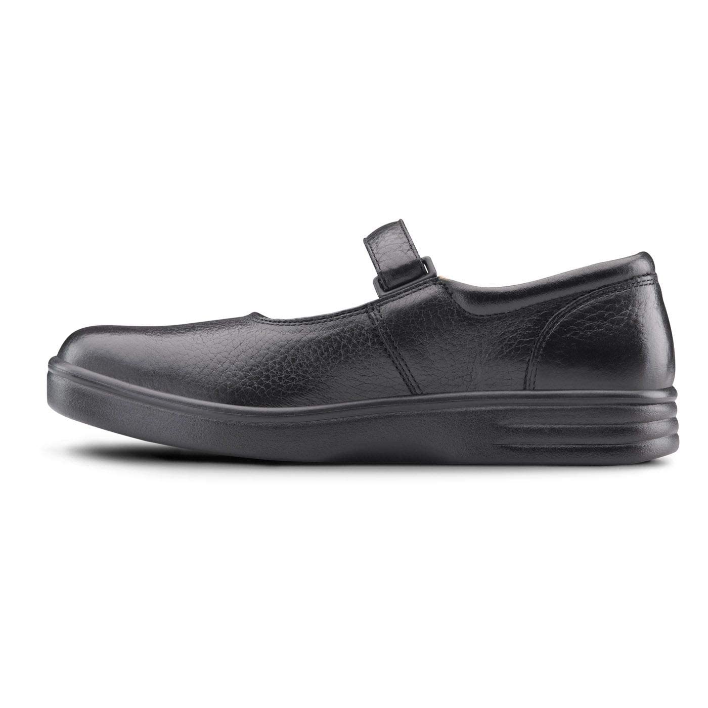 Dr. Comfort Merry Jane Diabetic Shoes for Women-Therapeutic Dress Shoes w/Gel Inserts & Removable Insoles, Black 9.5 X-Wide (E-2E)
