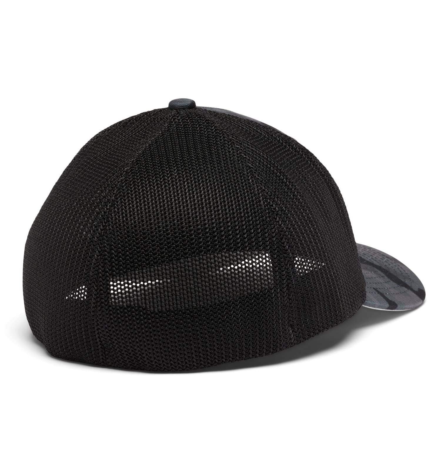 Columbia Unisex Tree Flag Mesh Ball Cap - Low, Black Trad Camo, Large/X-Large