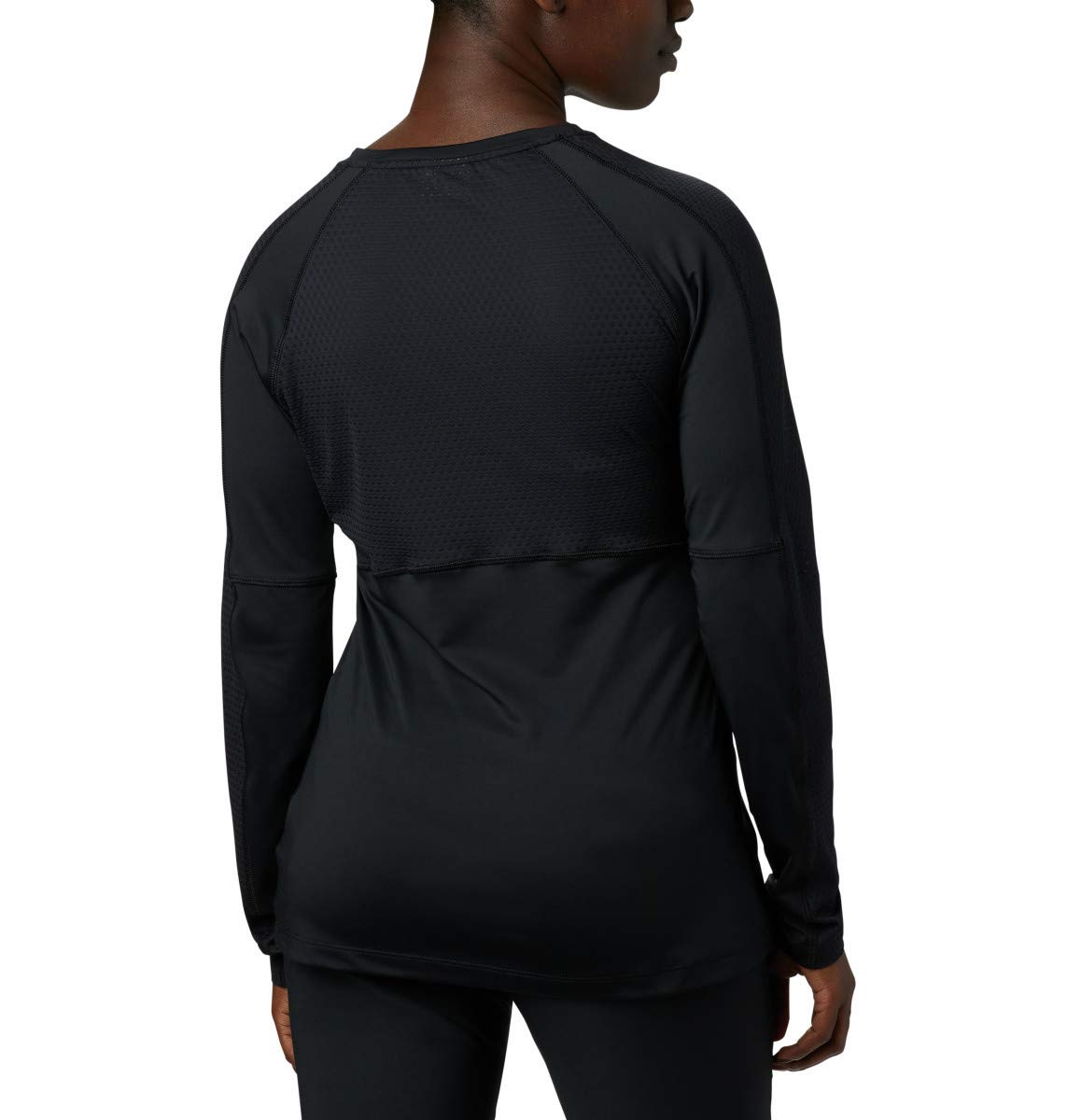 Columbia Women's Windgates Long Sleeve Tee, Black, Large