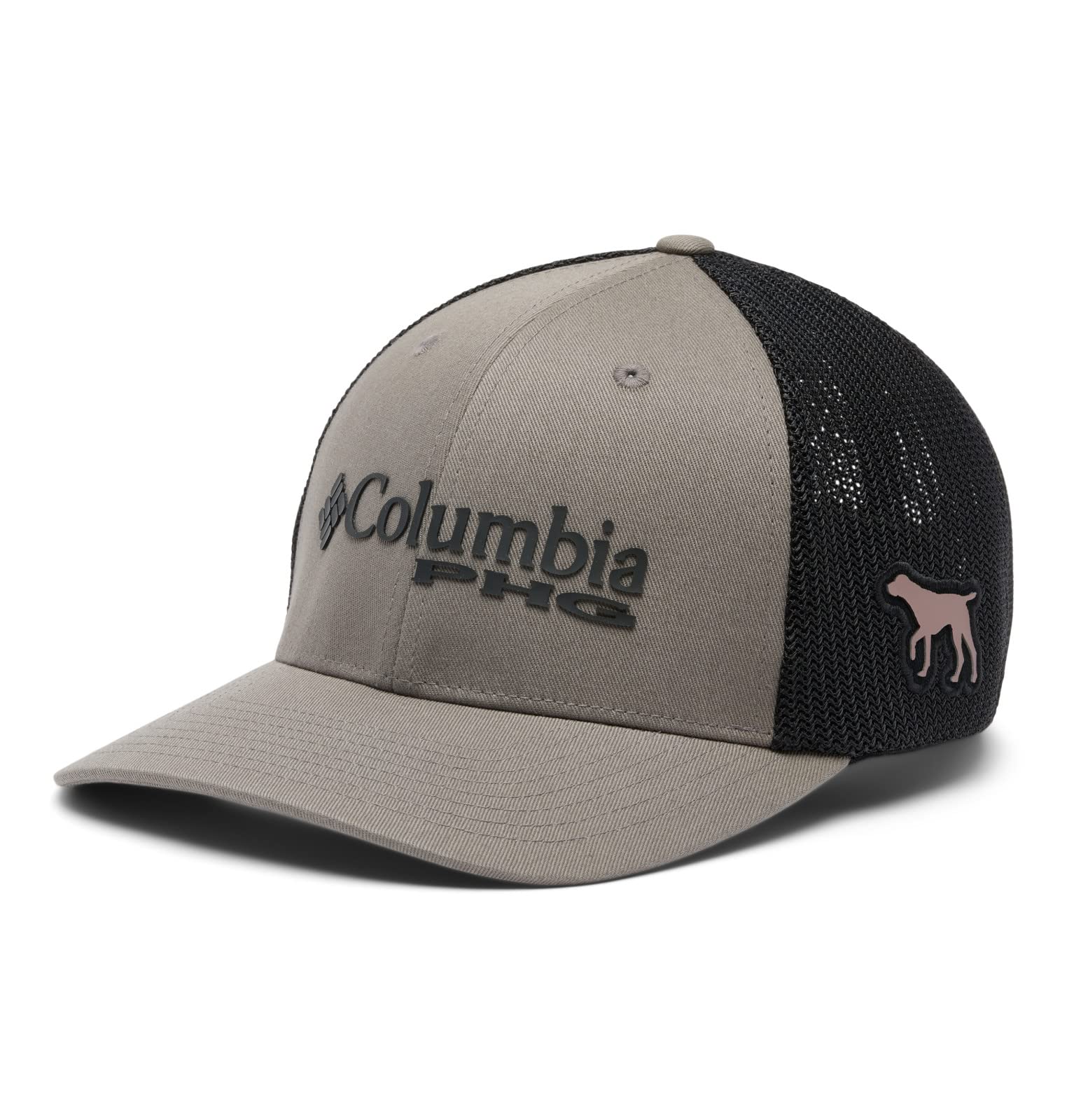 Columbia Unisex PHG Logo Mesh Ball Cap - High, Iron/Dog, Large/X-Large