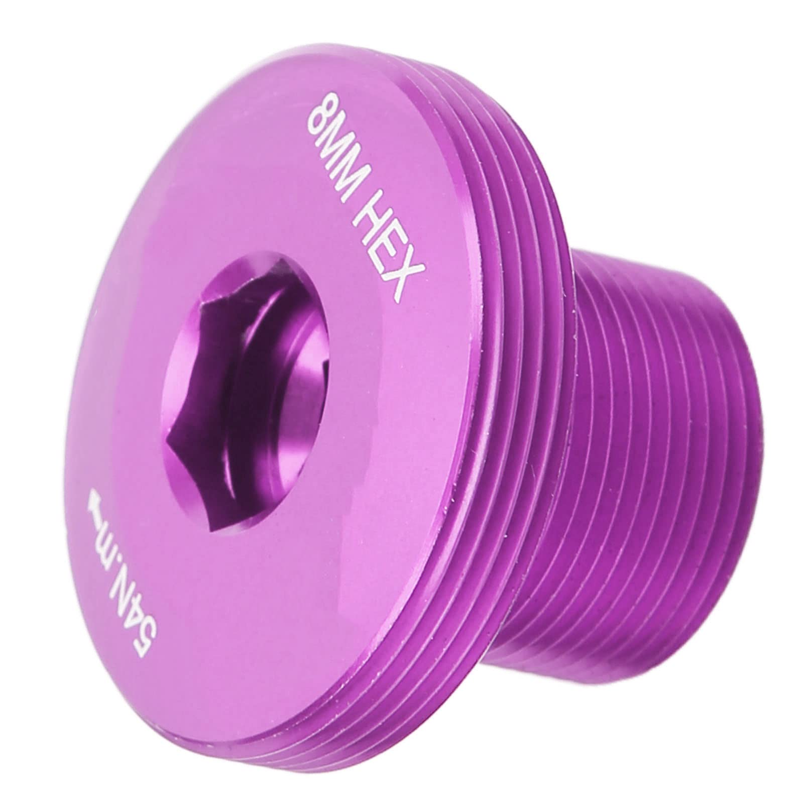Crank Arm, Rust Proof Bicycle Crankset Fixing Stable High Strength Firm Resistance for Road Bike(Purple)