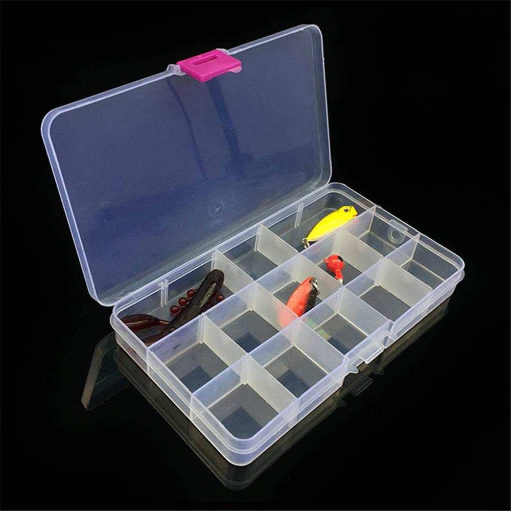 Case Box Storage Fishing Gear Organizer Bulk Tackle Fishing Accessories Gifts for Men (White, One Size)