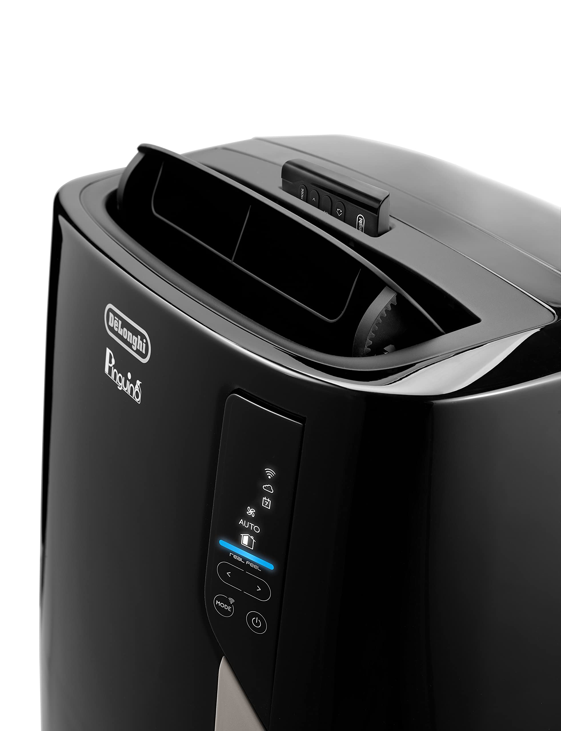 DeLonghi Portable Air Conditioner 12,500 BTU,cool extra large rooms up to 550 sq ft,wifi with alexa,energy saving,heat,quiet,remote,AC Unit,dehumidifier,fan,programmable,window venting kit,EL376HRGFK