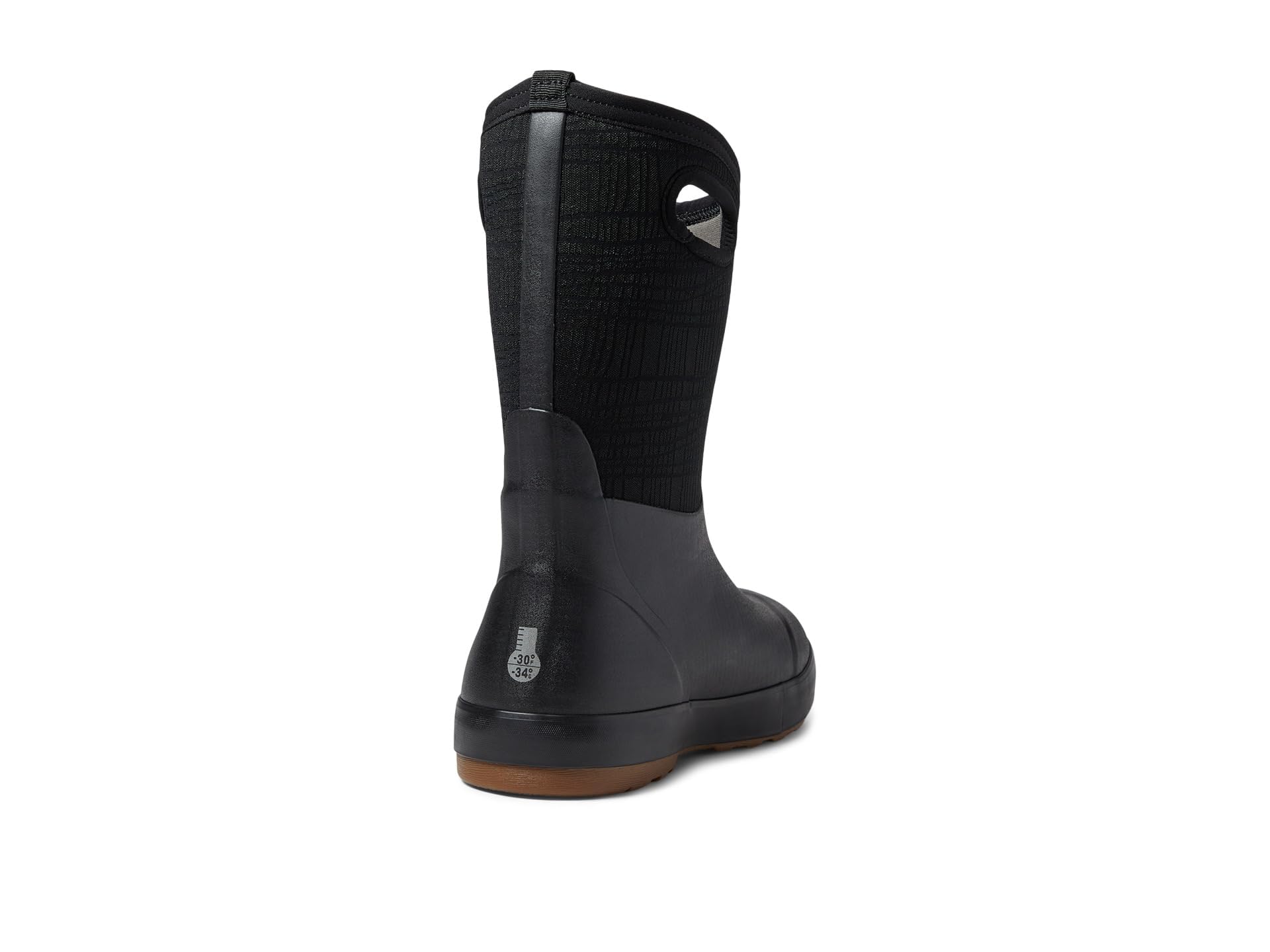 BOGS Classic II Snow Boot, Black, 3 US Unisex Big Kid