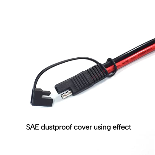 Cici store 5X SAE Waterproof Cover SAE Adapter Charger Cable Power Solar Automotive-Connector Dustproof Cover Cases DIY Accessories