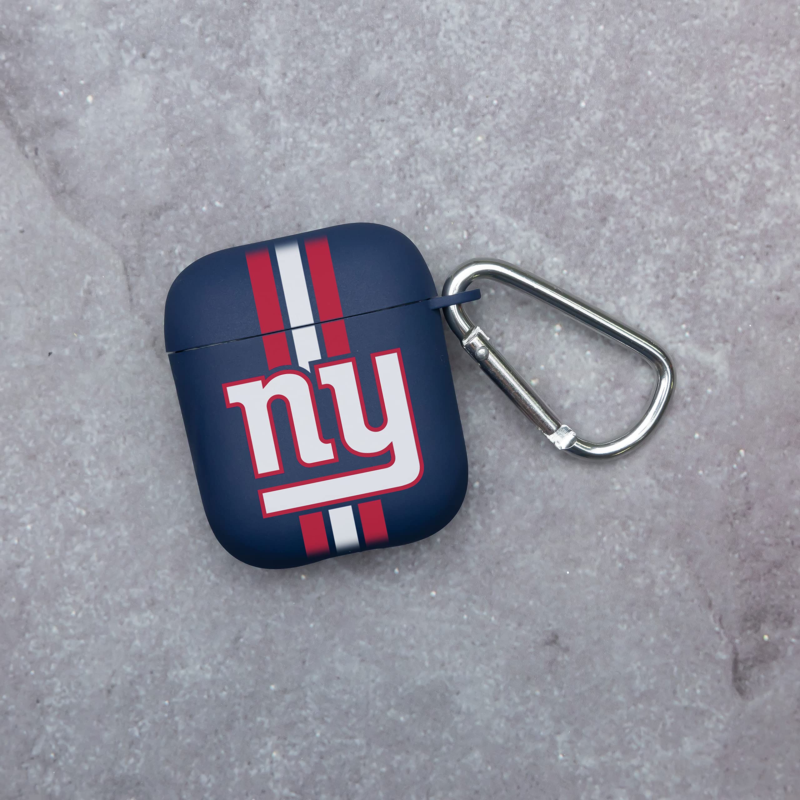 GAME TIME New York Giants HD Case Cover Compatible with Apple AirPods Gen 1&2 (Stripes)