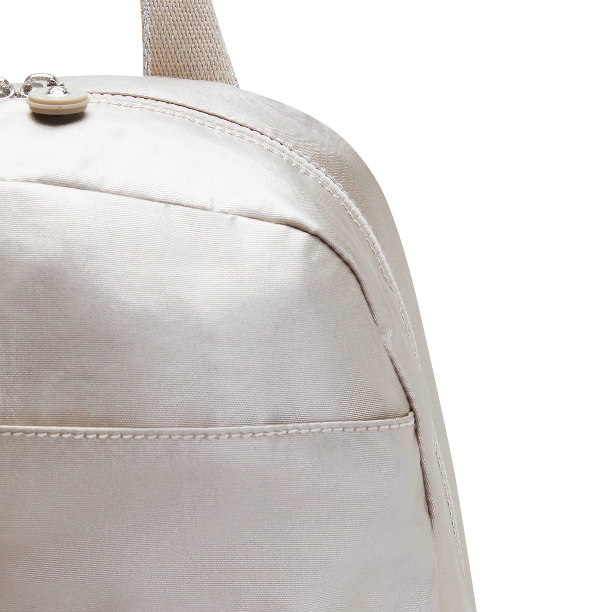 Kipling Maisie Metallic Diaper Backpack Metallic Glow