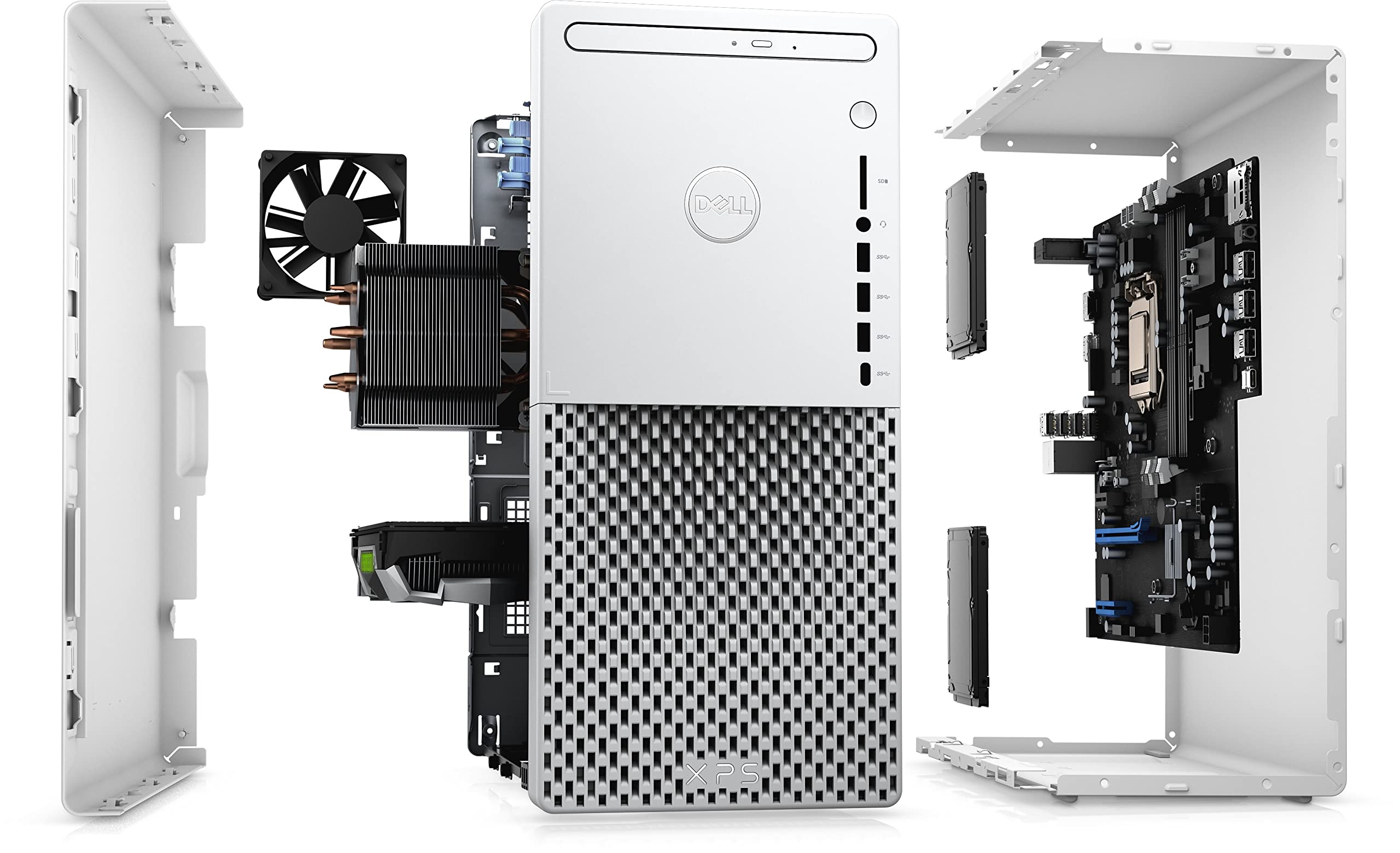 Dell Newest XPS 8940 Desktop PC, Intel Core i7-11700, RTX 3060, 32GB PCIe RAM, 1TB SSD, DVD, HDMI, Killer Wi-Fi 6, Windows 11 Home, White