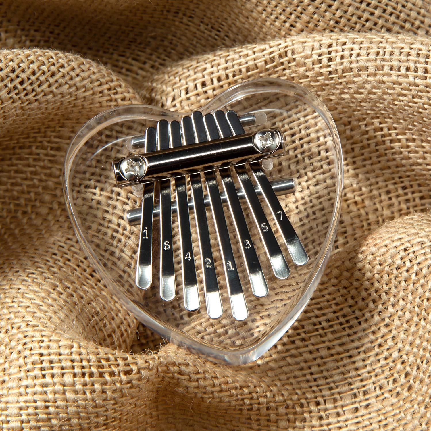 Deoukana Mini Kalimba 8 Keys Thumb Piano Portable Mbira Finger Piano Special Gifts for Kids Adults Beginners
