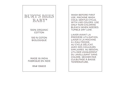 Burt's Bees Baby baby boys Pajamas, Zip-front Non-slip Footed Pjs, Organic Cotton and Toddler Sleepers, A Bee C/Stripe 2-pk, 24 Months US