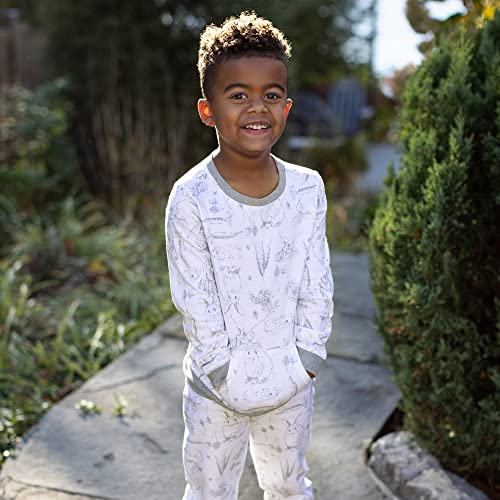 Burt's Bees Baby Baby Boys' Shirt and Pant Set, Top & Bottom Outfit Bundle, 100% Organic Cotton