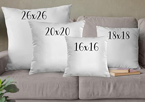 Personalized Pillow w Photos Collage - Customized Pillowcase with 3 Pictures and Text - Custom Birthday Wedding Gift for Couple Family Friend - 18x18