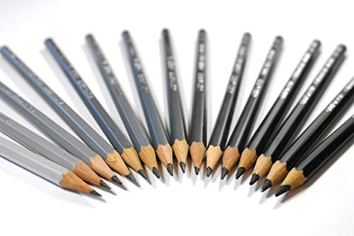 Caran d'Ache Grafwood 15 Piece Round Tube Set