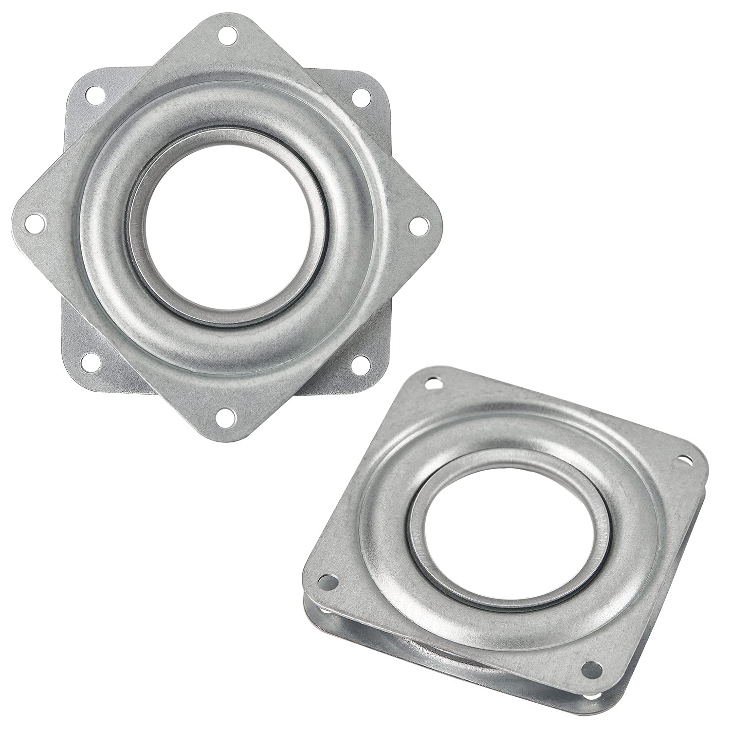 DMSTECH 2 Pack 3" Lazy Susan Turntable 200 LBS pounds Steel Ball Bearing Rotating Tray Strong Sturdy Table Cabinet Low Profile