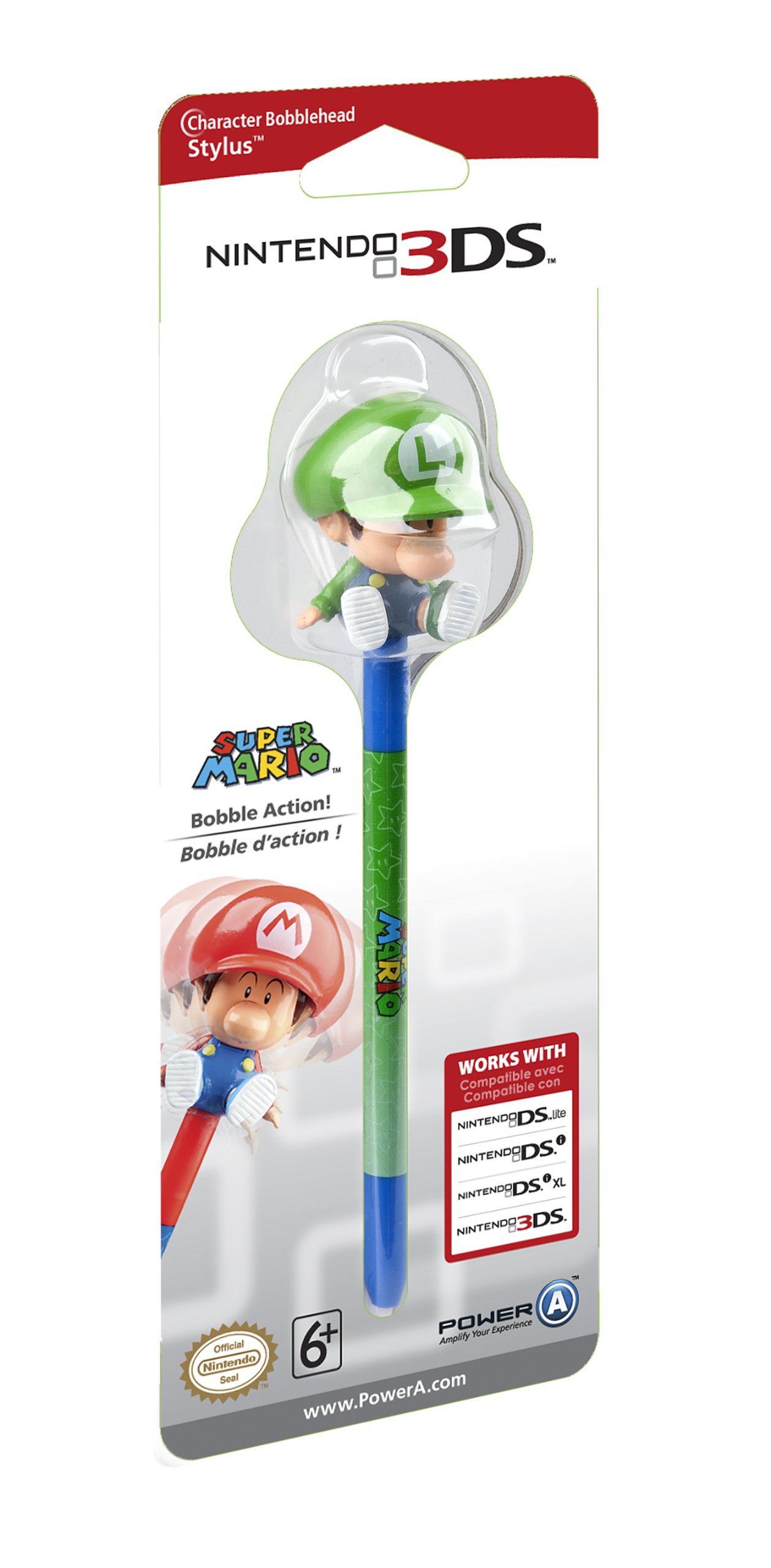 PowerA Character Bobblehead Stylus for DS - Baby Luigi