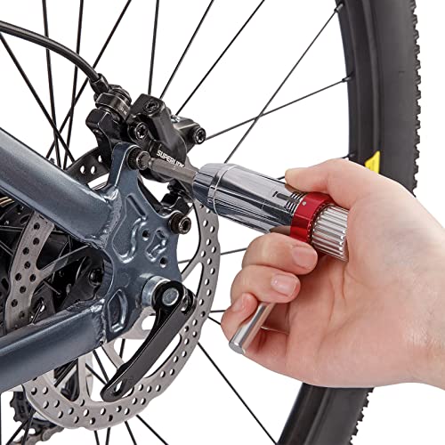 GEWAGE Adjustable Torque Wrench, Aluminum Alloy, 3-10 Nm Range, T-Shape Handle, Includes Allen Wrenches and Screwdrivers
