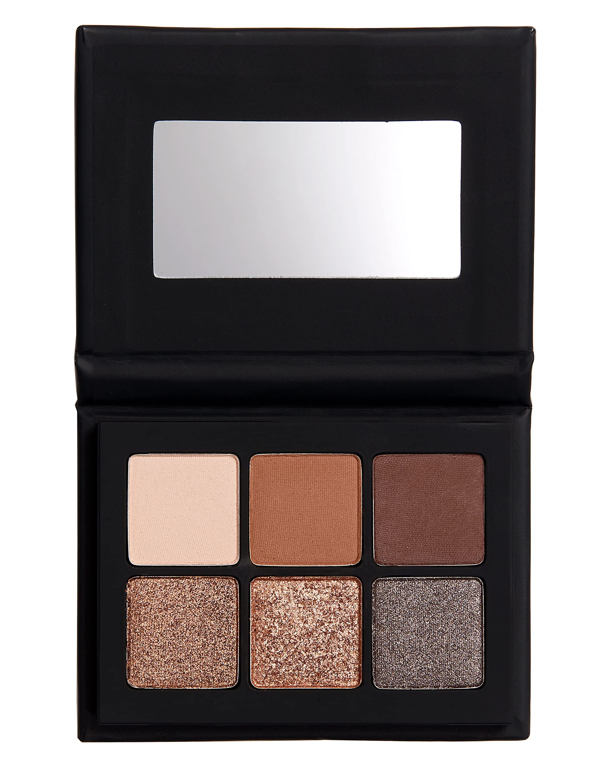 LORAC Mini PRO Matte & Glitter Eyeshadow Palette, Frosted Sequoia | Luxuary Makeup Pallete | Metallic Colors | Cruelty Free, Gluten Free, Vegan