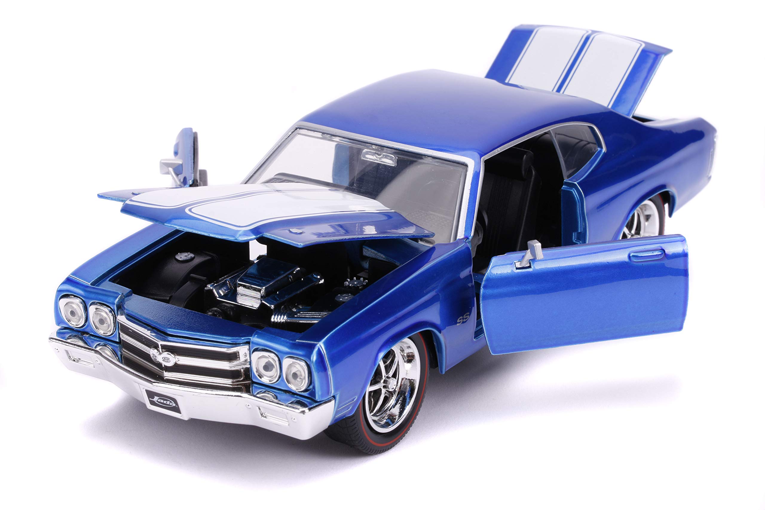 Jada Toys Big Time Muscle 1970 Chevy Chevelle SS Blue 1: 24 Diecast Vehicle