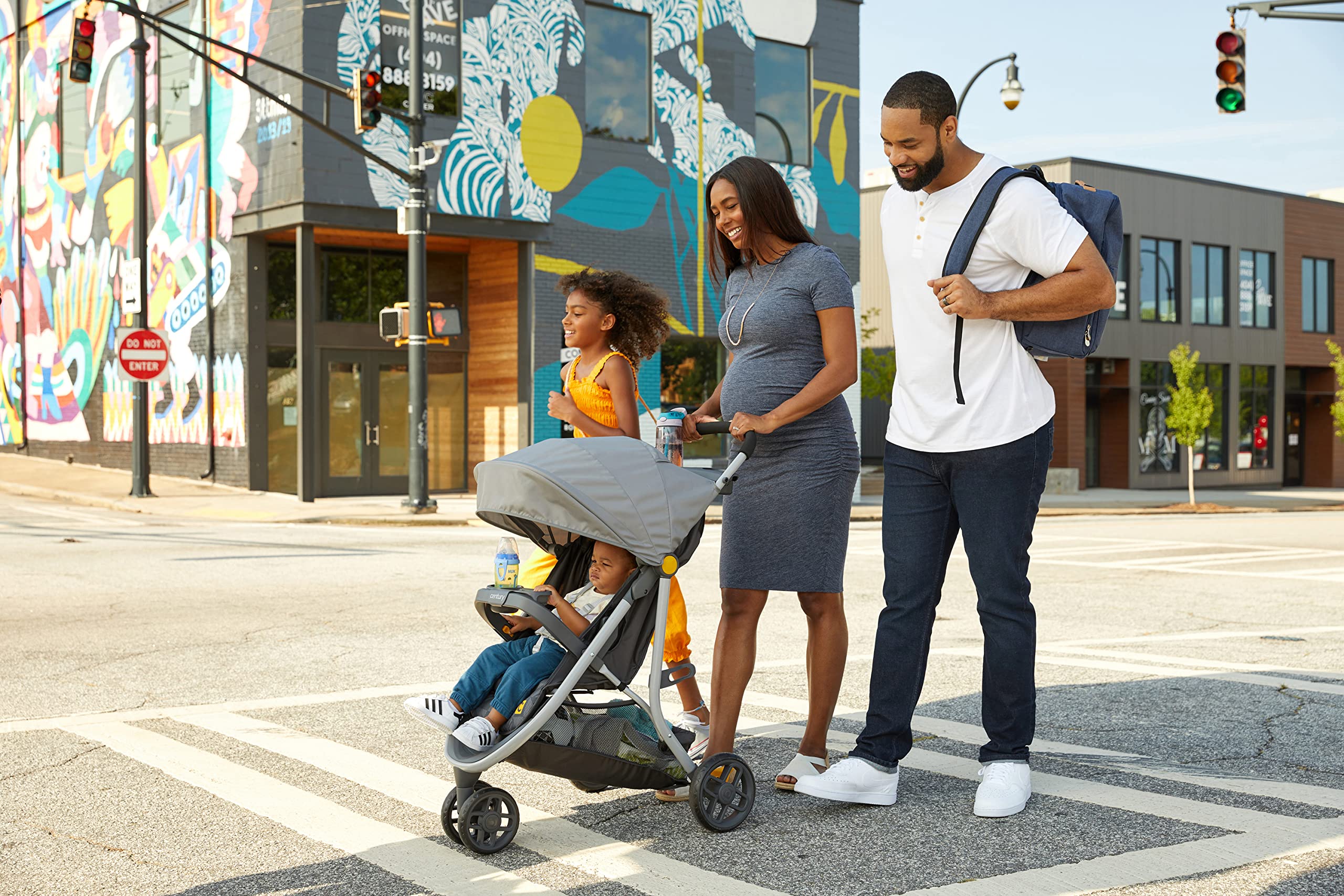 Century Stroll On 3-Wheel 2-in-1 Lightweight Travel System β Infant Car Seat and Stroller Combo