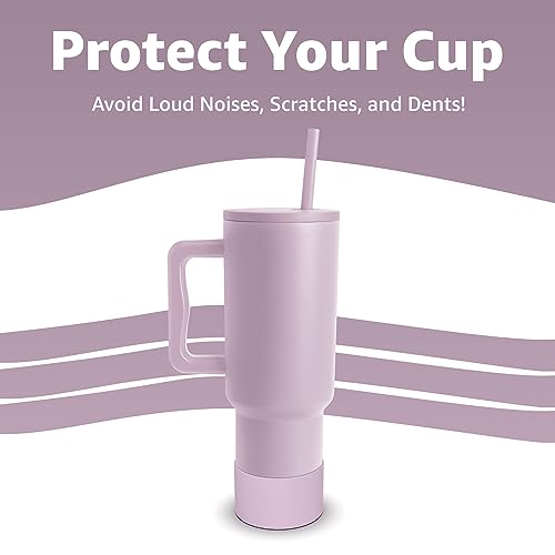 Jmoe USA 3-Pack Boot Sleeve Covers for Simple Modern 40oz & 30oz Trek Tumbler With Handle | Travel Mug | Protects Against Dents & Scratches | Fits Summit Bottles | Soft Silicone (Lavender Mist)