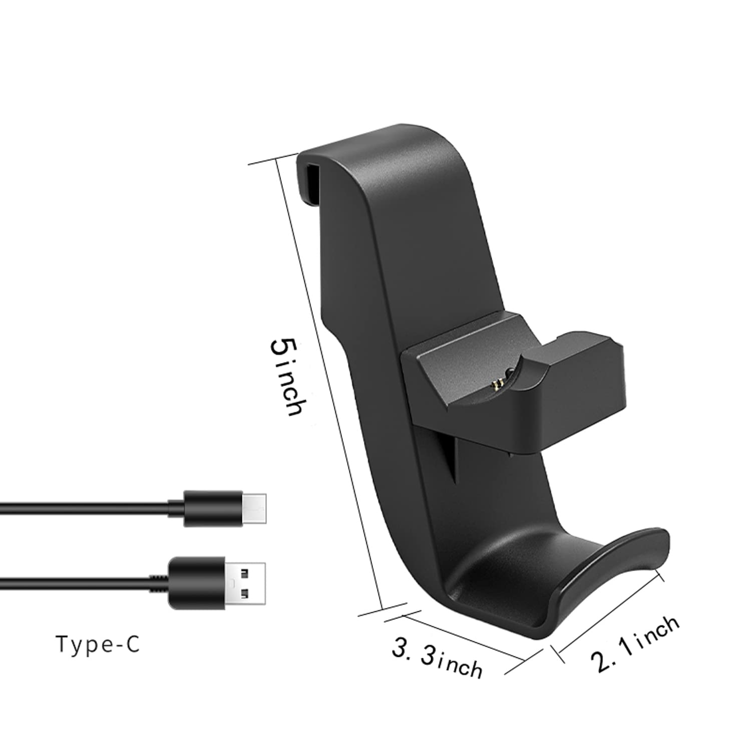 Depointer Life Controller Charger Holder, Game Controller & Headset Stand for PS5,Controller Suspended Charging Stand,Host suspension bracket, Portable controller earphone storage rack