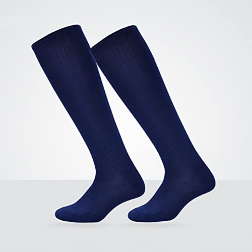 cdar Soccer Socks,Color Stretchy Compression Knee High Tube Socks Football Athletic Socks for Men Women Teens Red