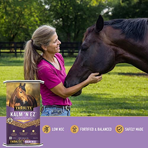 TRIBUTE Kalmbach Feeds Kalm 'N Ez Textured for Horse, 50 lb