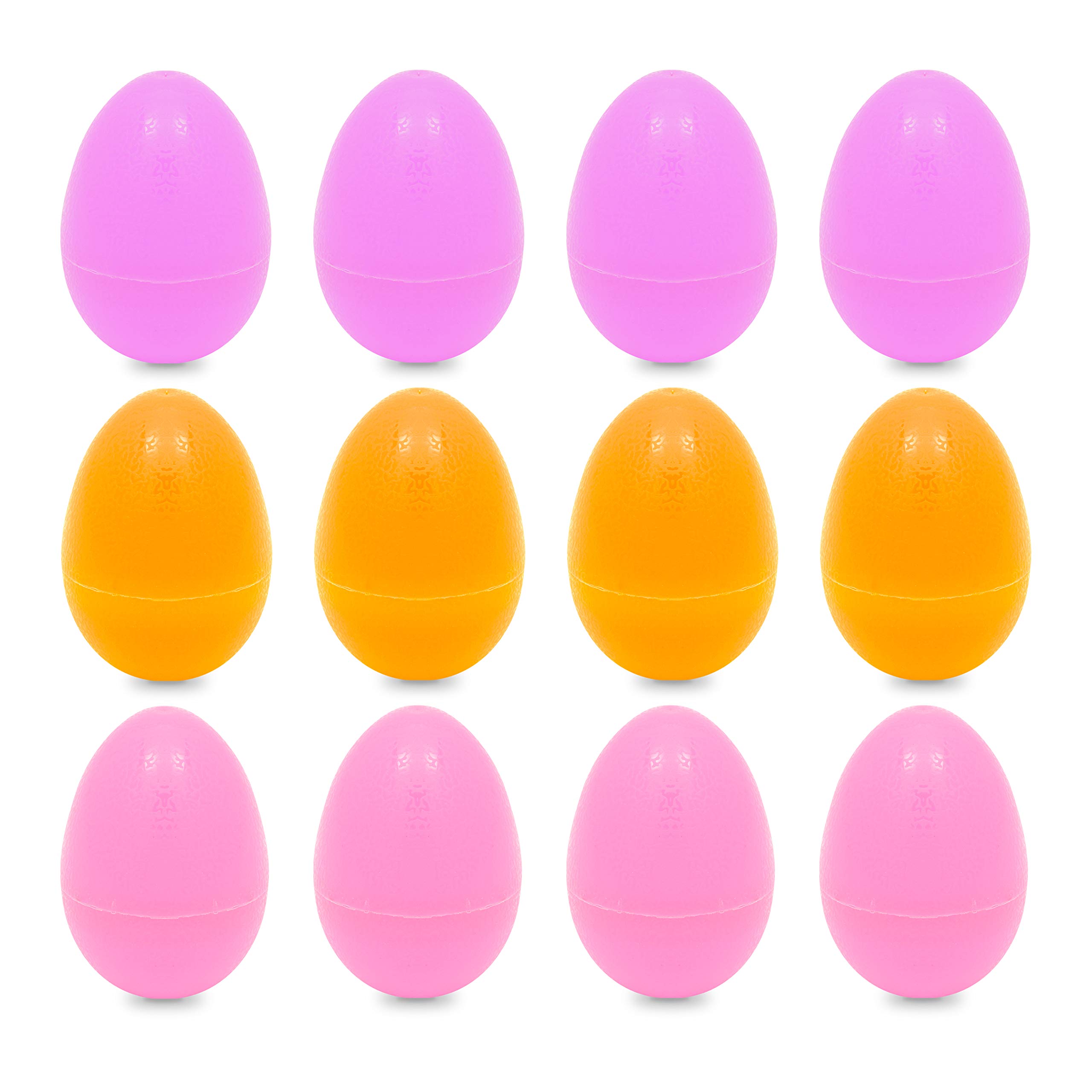 Pre-Filled Easter Eggs with Mini Pull Back Toy Cars (2.5 In, 24 Pack)