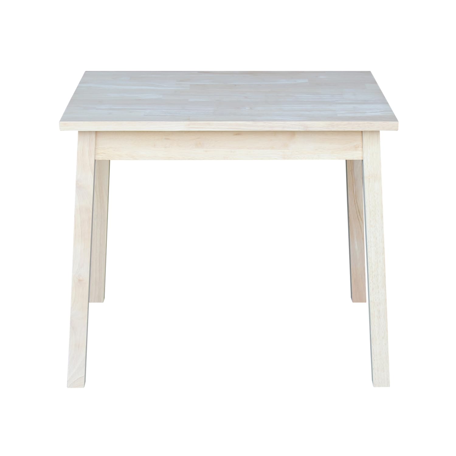 IC International Concepts Child's Table, Solid Wood Craftsmanship, Perfect for Arts, Crafts, Homework & Play, Easy to Assemble, Customize with Paint or Stain - Unfinished