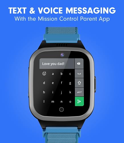 JrTrack 2 SE Smart Watch for Kids by Cosmo | 4G Phone Calling & Text Messaging | SIM Card & Flexible Data Plans | GPS Tracker Watch for Kids | Children’s Smartphone Alternative (Blue)