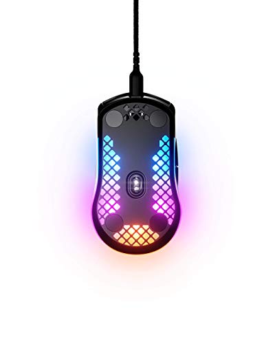 SteelSeries Aerox 3 - Super Light Gaming Mouse - 8,500 CPI TrueMove Core Optical Sensor - Ultra-Lightweight Water Resistant Design - Universal USB-C connectivity (Renewed)