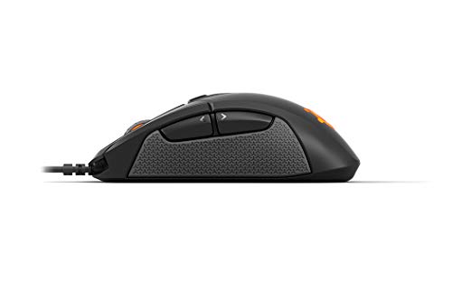 SteelSeries Rival 310, Optical Gaming Mouse, RGB Illumination, 6 Buttons, Rubber Sides, On-Board Memory (PC / Mac) - Black