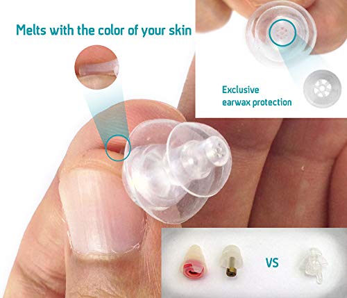EarDial HiFi Earplugs - Invisible Hearing Protection for Concerts, Music Festivals, Musicians, Motorcycles and other Discreet Comfortable High Fidelity Noise Reduction. With Compact Case and App