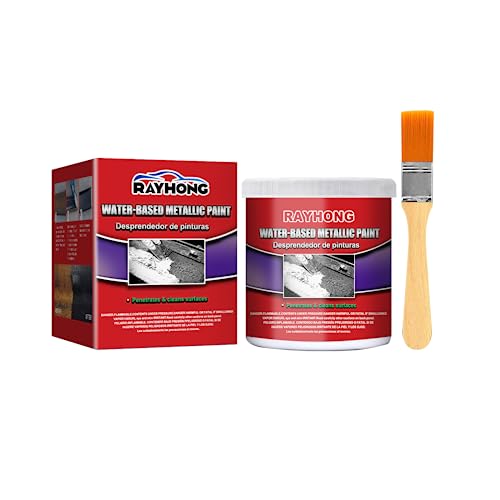 HAOTING Rust Remover for Metal, Water-Based Metallic Paint Rust Converter, Multi Purpose Anti-Rust Protection Car Coating Primer, Antirouille Pour Automobile, with Brush (2 Pcs)