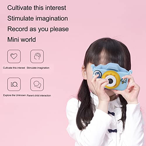 Camera, Recording Facial Recognition Digital 20MP Children Camera for Birthday Gifts (Blue)