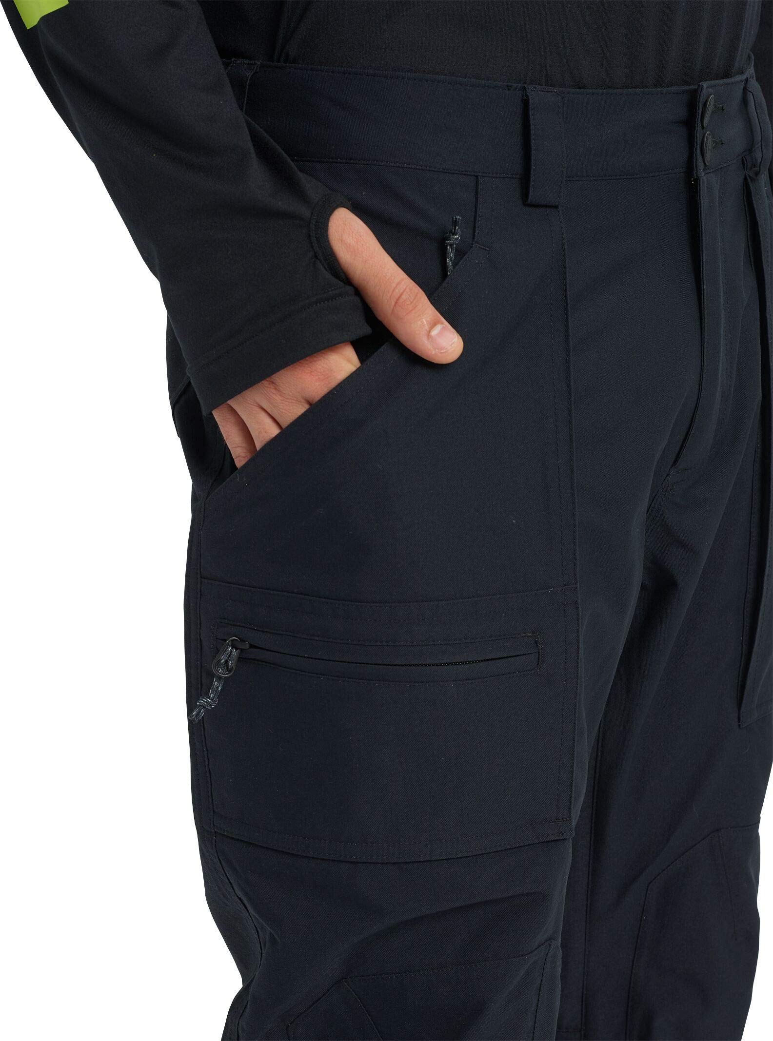 Burton Mens Southside Pant Slim, True Black New, Small