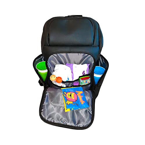 Kobe Expandable Diaper Bag for Dads Backpack 16+ pockets to organize everything, Travel Bag, Work bag, 17.3in laptop pocket, Tablet Pocket, 2 HUGE insulated bottle pockets that hold up to 32oz bottles