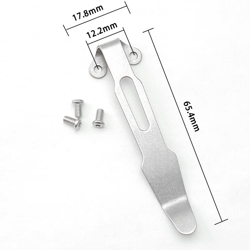 Echeson Stainless steel back clip pocket clip knife DIY parts knife clip knife clip