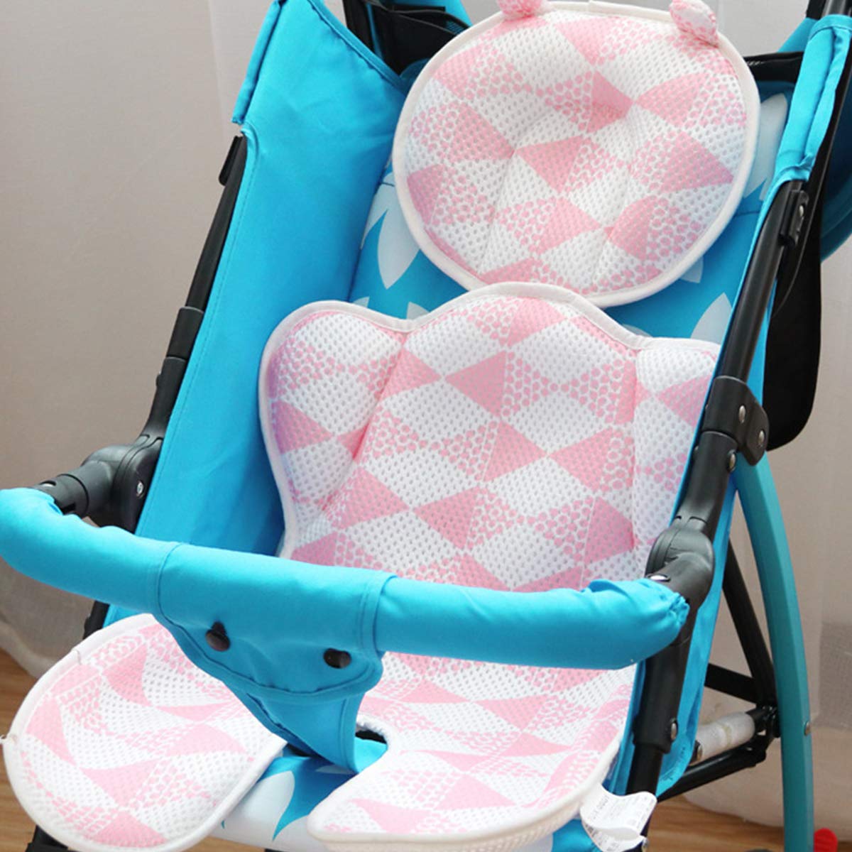 Camidy Universal Baby Stroller Pad Car Seat Breathable Liner Cushion Pillow Support Pad