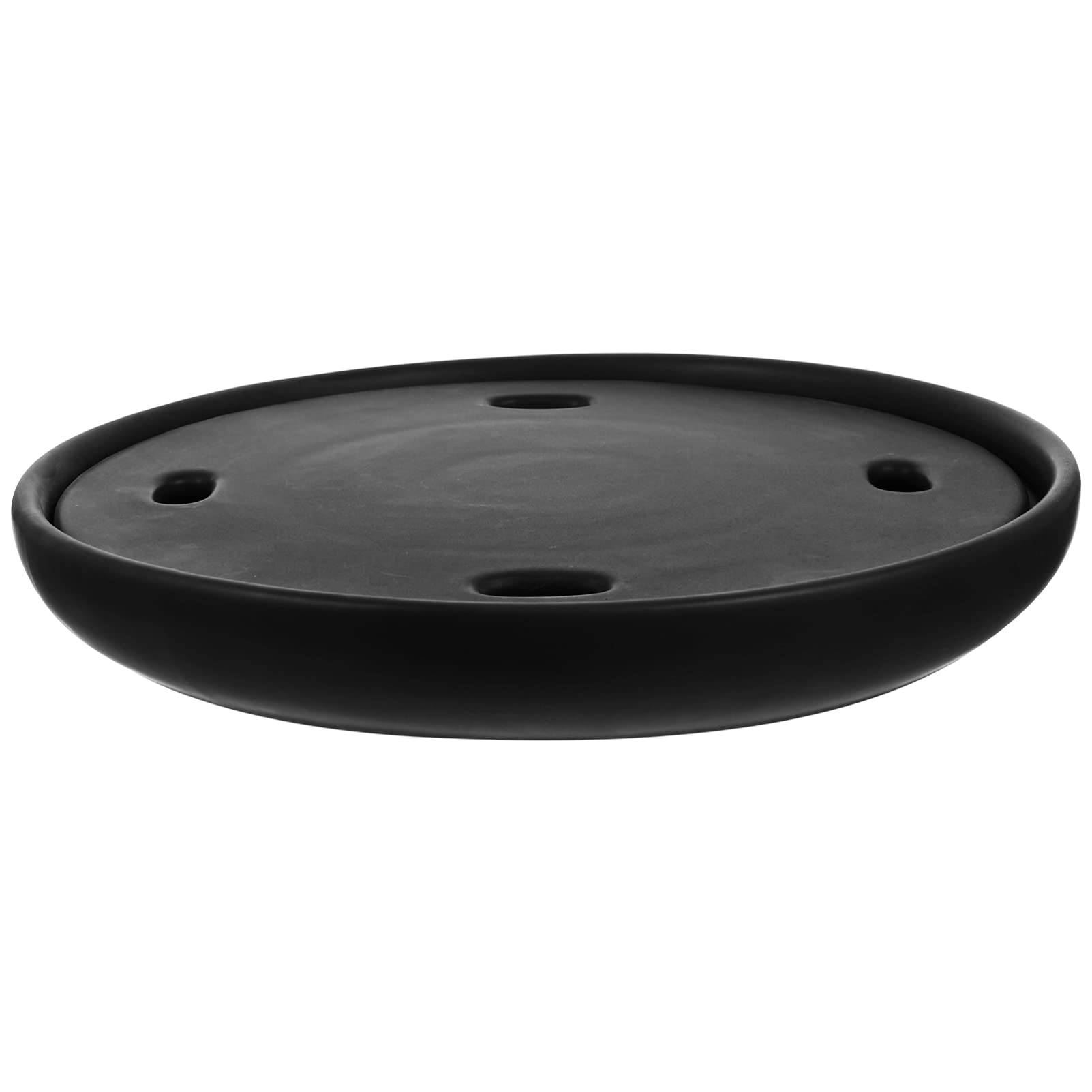 DOITOOL 1pc Dry Ice Tray Slate Round Cheese Board Sushi Board Dinner Fish Plate Sushi Serving Plates Caviar Bowl Wooden Utensils for Eating Sushi Tray Melamine Japanese-style Lobster Plate