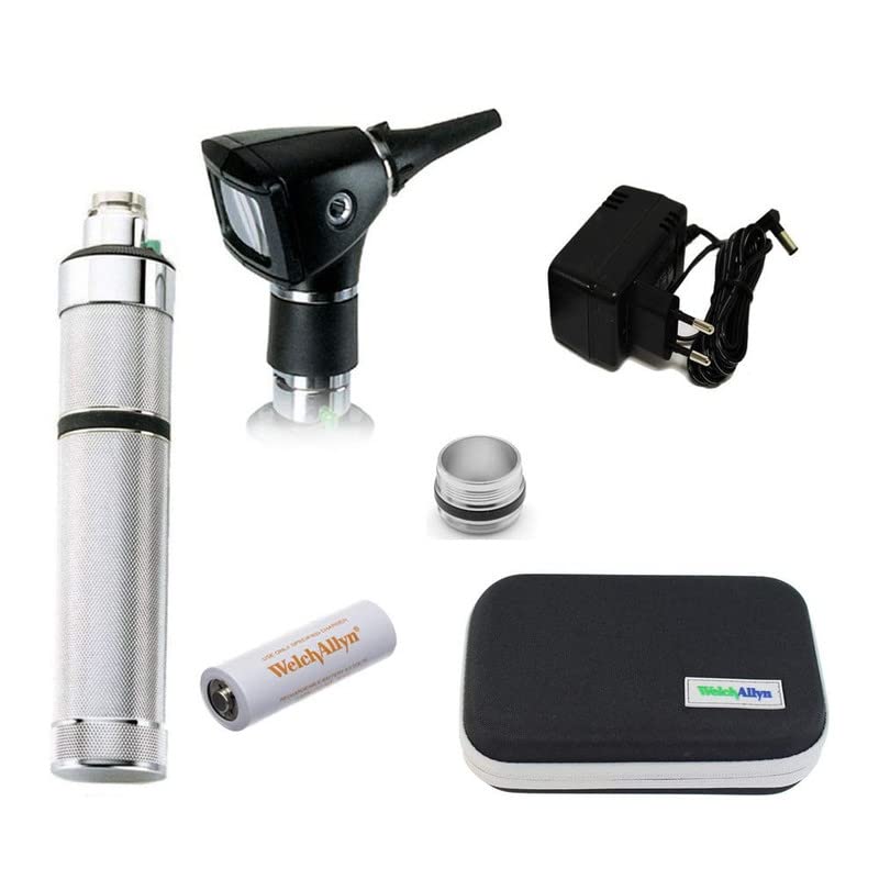Welch Allyn 3.5V Professional Hpx Otoscope (Rechargeable Set with Hard Case)