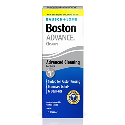Boston Cleaner for Rigid Gas Permeable Contact Lenses, Advance Formula, 1-Ounce Bottles (Pack of 2)