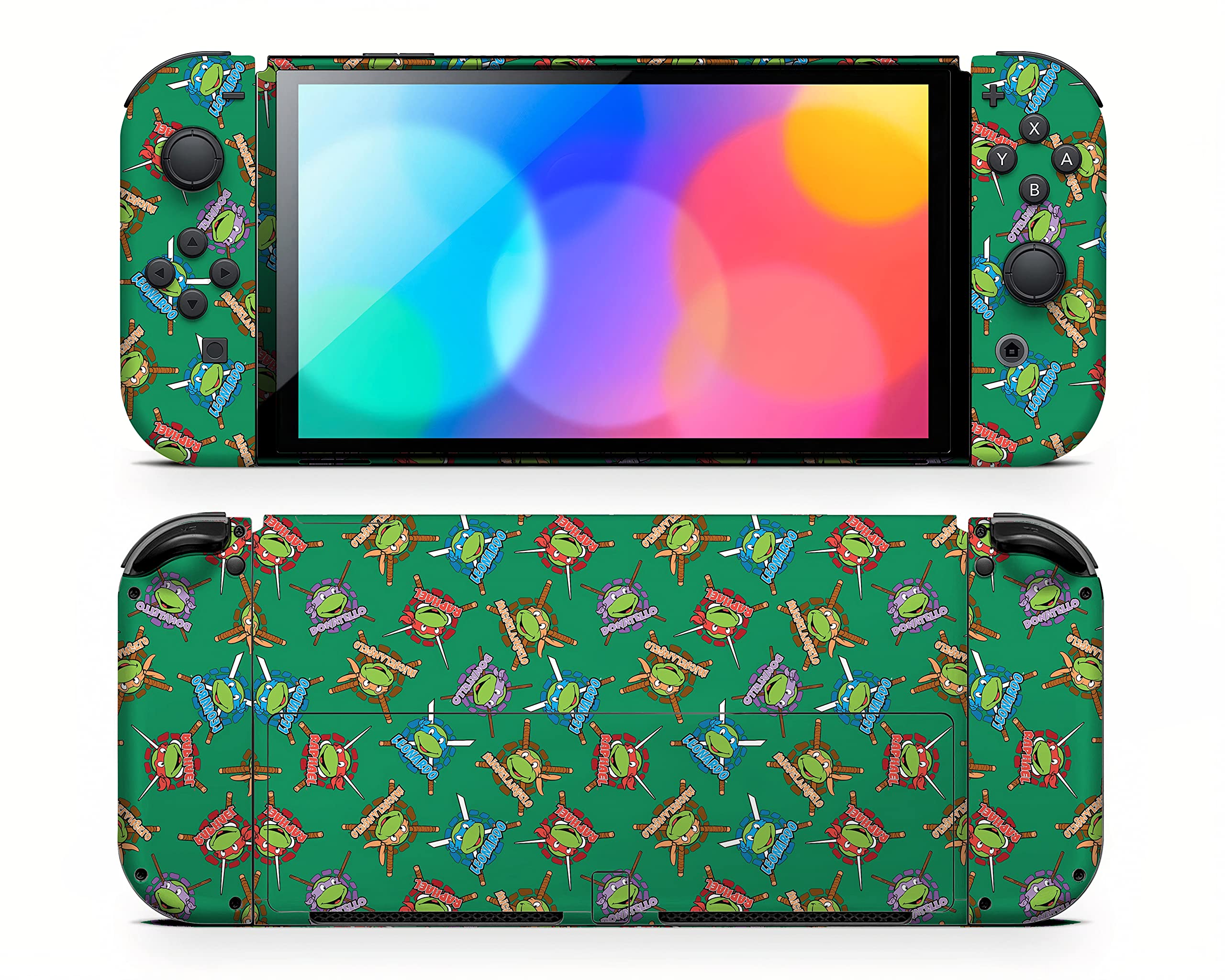 Classic Photo Turtles American Movie Full Wrap Skin for Switch Oled Protector Decal Cover Matte Vinyl Decal Stickers