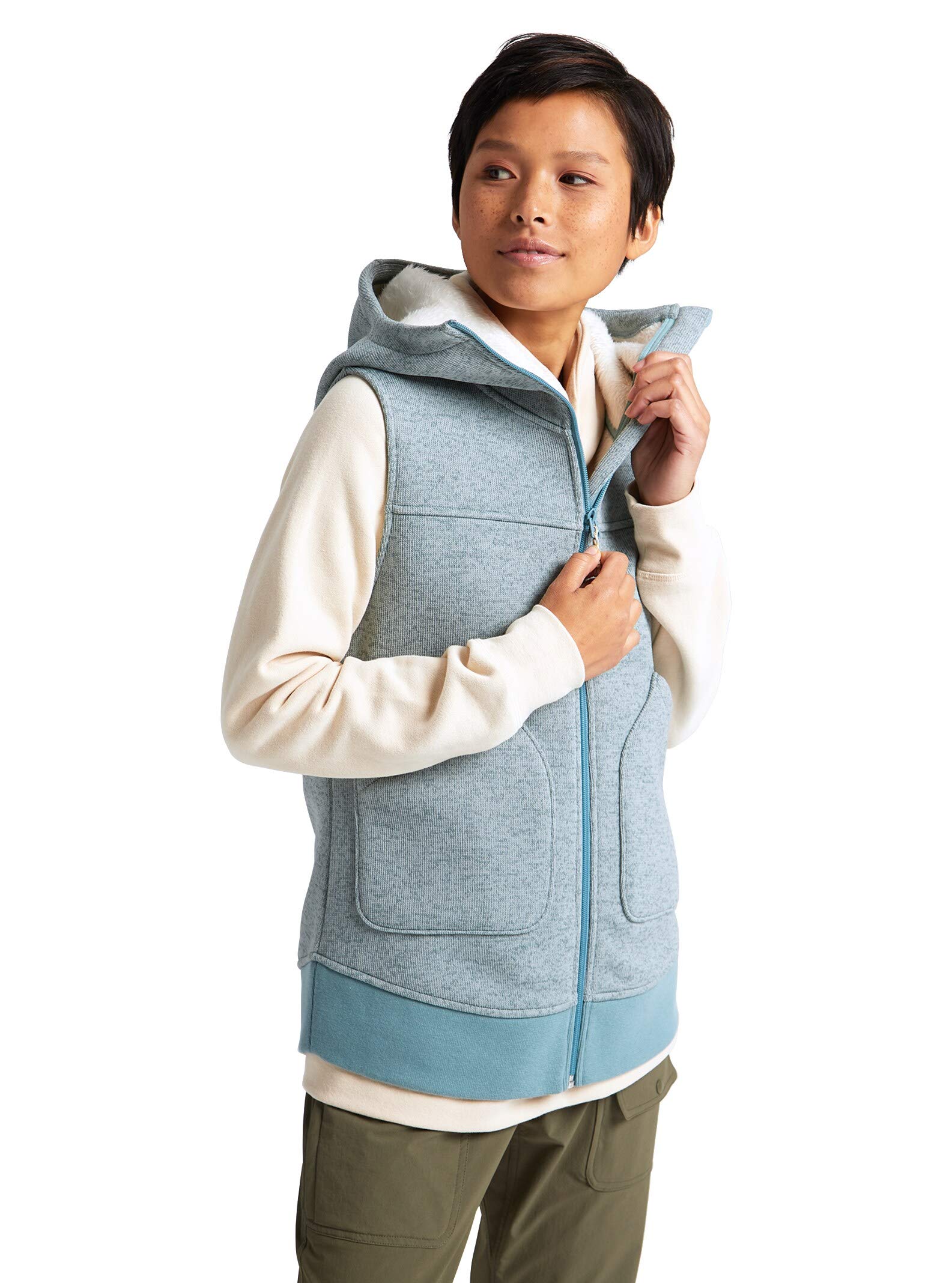 Burton Womens Minxy Vest, Trellis Heather, XX-Small