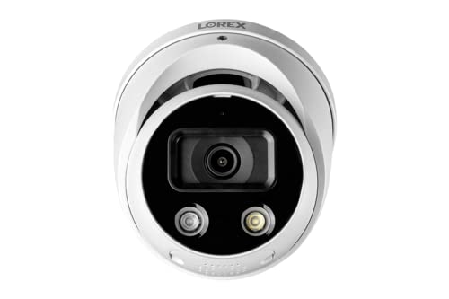 Lorex N4K3SD-1612WD-1 4K Smart Deterrence 16 Channel Surveillance System w/ N863A63B 4K 3TB Fusion NVR and 12 E892DD 4K Smart Deterrence Dome Cameras